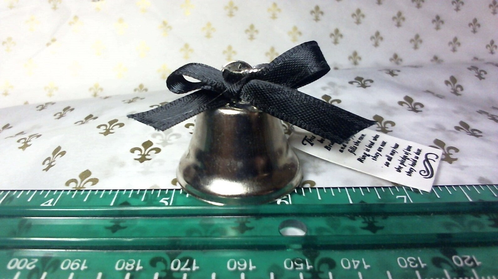 100 Pc Bell Wedding Favors With White Ribbon Poem Card in a - Etsy