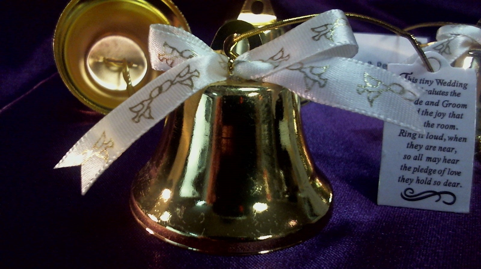 10 Peices of My Extar Large Gold Bell, 2 Inch Round and 1 3/4 Inch Tall ...