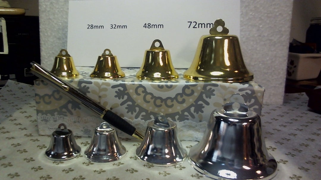 Bell Sampler - Wedding Bells, Kissing Bells, Wedding Favor, Bell ...