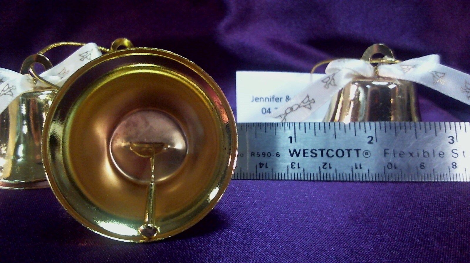 10 Peices of My Extar Large Gold Bell, 2 Inch Round and 1 3/4 Inch Tall ...