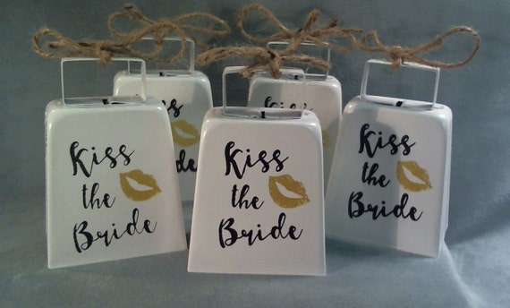 Set of 5 Cowbells Wedding Bells Kissing Bells Wedding - Etsy