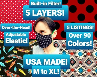 Over the Head Mask - Etsy