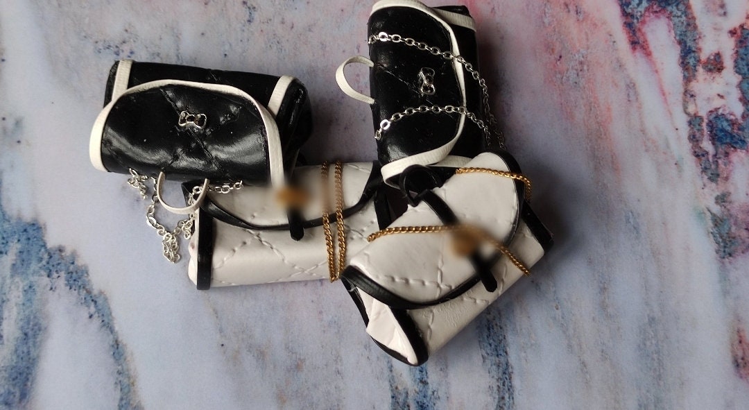 Luxury Bag, 1/6 Dolls, Barbie, Blythe, Licca, Azone, Obitsu, Miniature ...