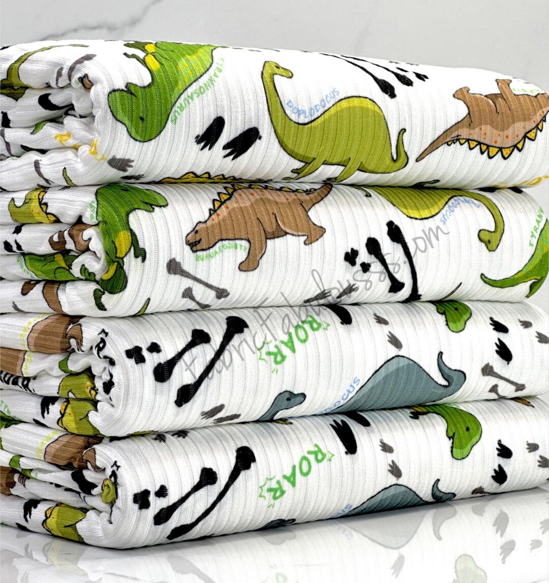 Dinosaur Reversible Drool Bib, Dino Baby Shower, Dinosaur Baby Nursery ...