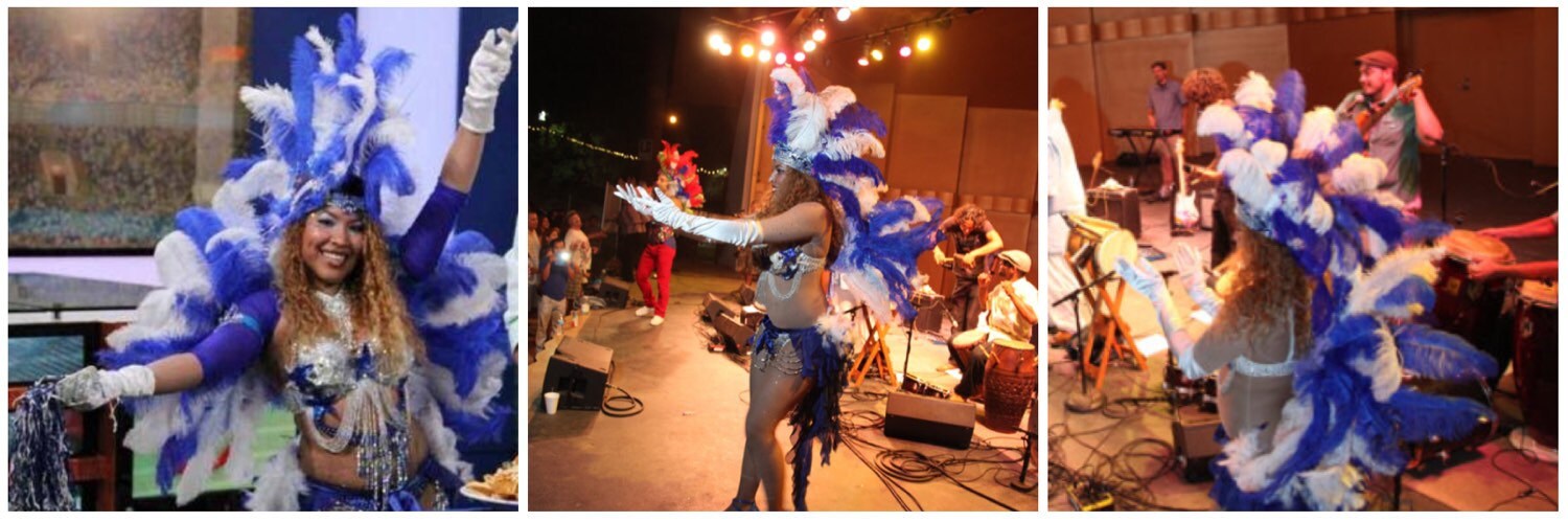 Honduras Guatemala Tribal Blue and White Carnaval Head and Back-piece ...