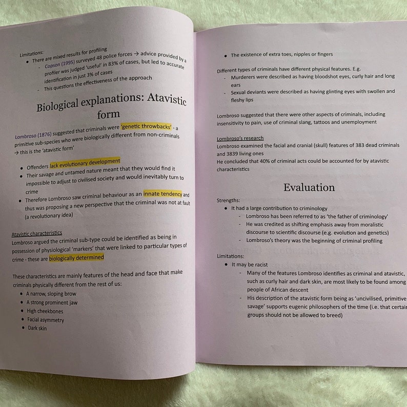 Paper 3 Psychology A-level AQA Digital Notes - Instant Download - Etsy