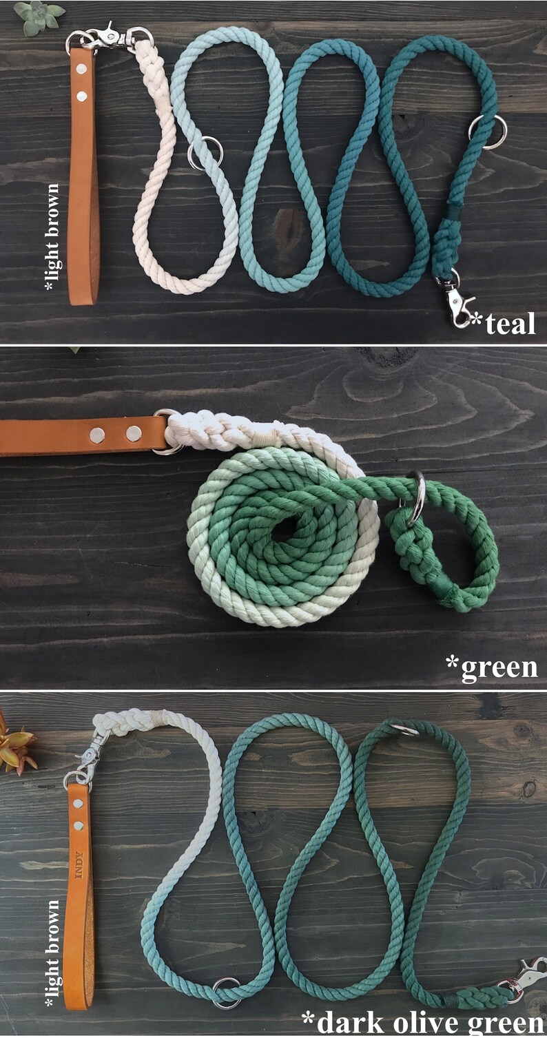 Ombre Handsfree Multipurpose Dog Leash, Slip-on Leash, Rope Dog Leash ...