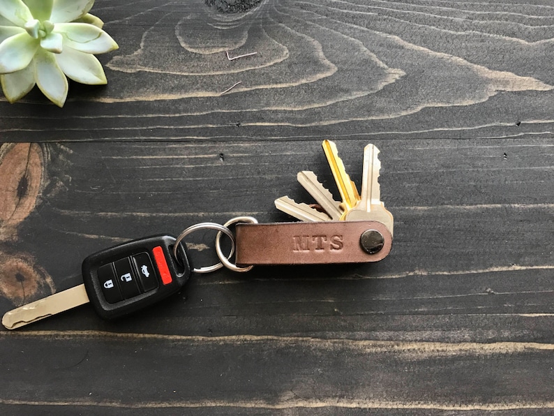 Natural Leather Key Chain Leather Key Organizer Gifts for - Etsy