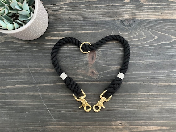 Solid Two Dog Coupler Double Dog Leash Leash Coupler Rope - Etsy