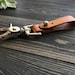 Personalized Leather Belt Loop Hook Keychain, Leather Key Holder ...