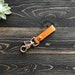 Personalized Leather Belt Loop Hook Keychain, Leather Key Holder ...