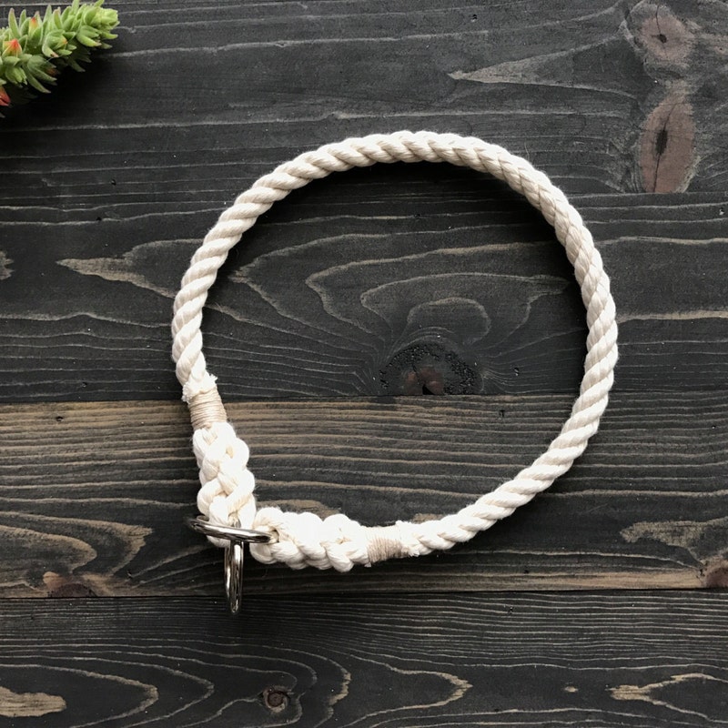 Rope Dog Collar - Etsy