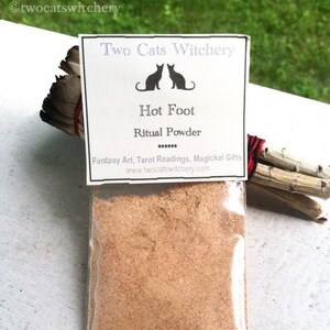 Hot Foot Powder for Traditional Witchcraft. Protection Magick to Banish ...