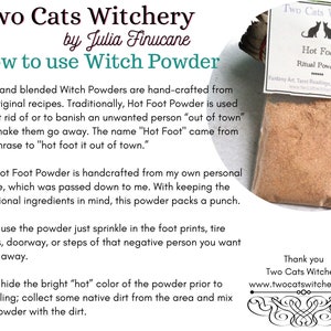 Hot Foot Powder for Traditional Witchcraft. Protection Magick to Banish ...