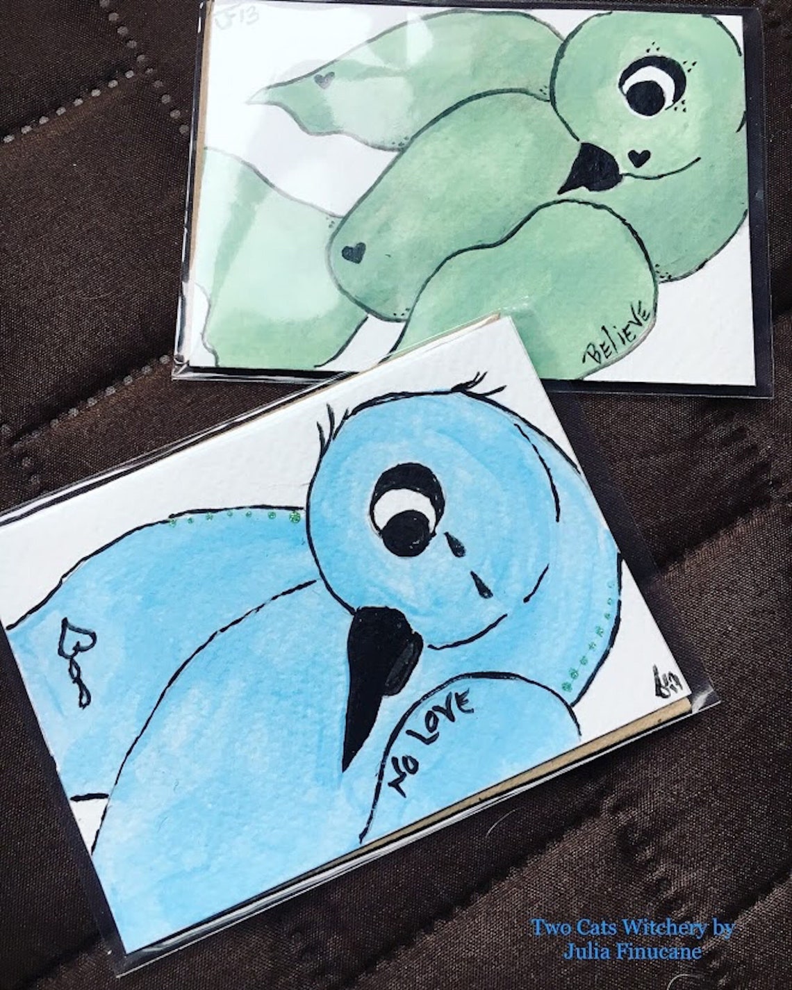 Cute Bird Paintings Mini Bird Painting Bird Wall Art - Etsy