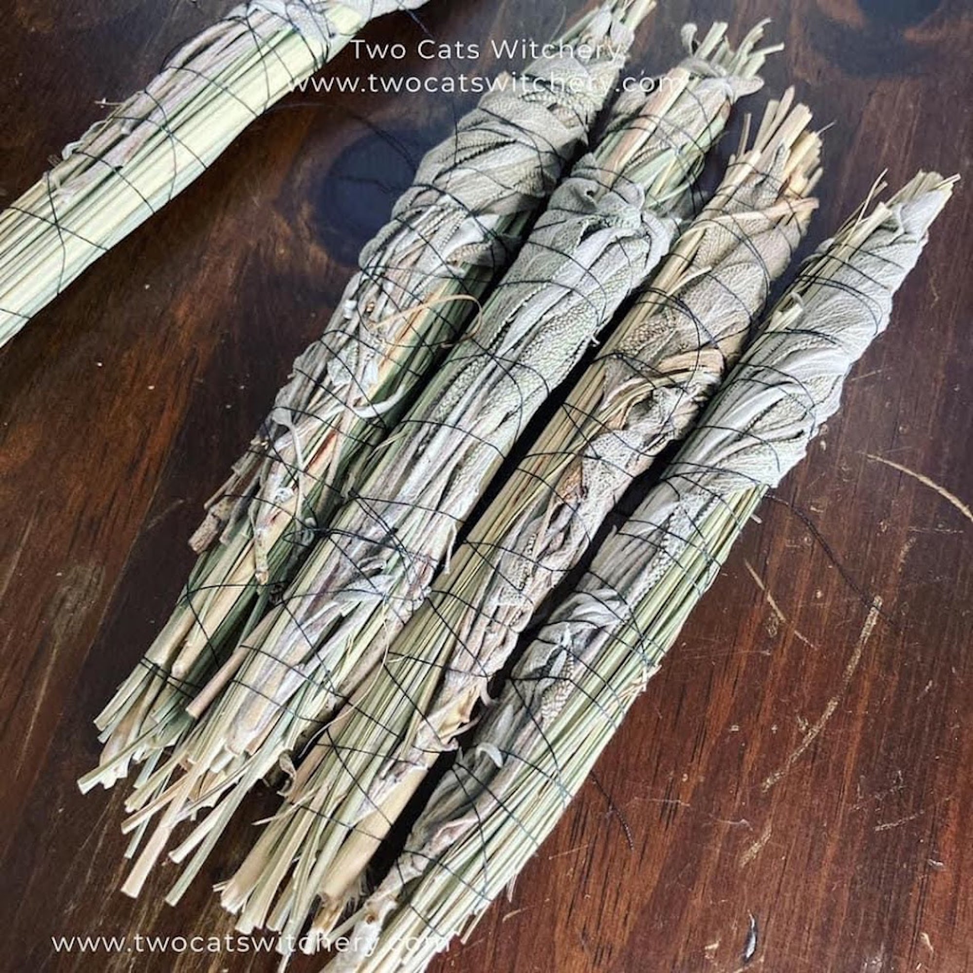 Sage Sweetgrass Energy Cleansing Bundle Smudge Stick. Banish Negativity ...