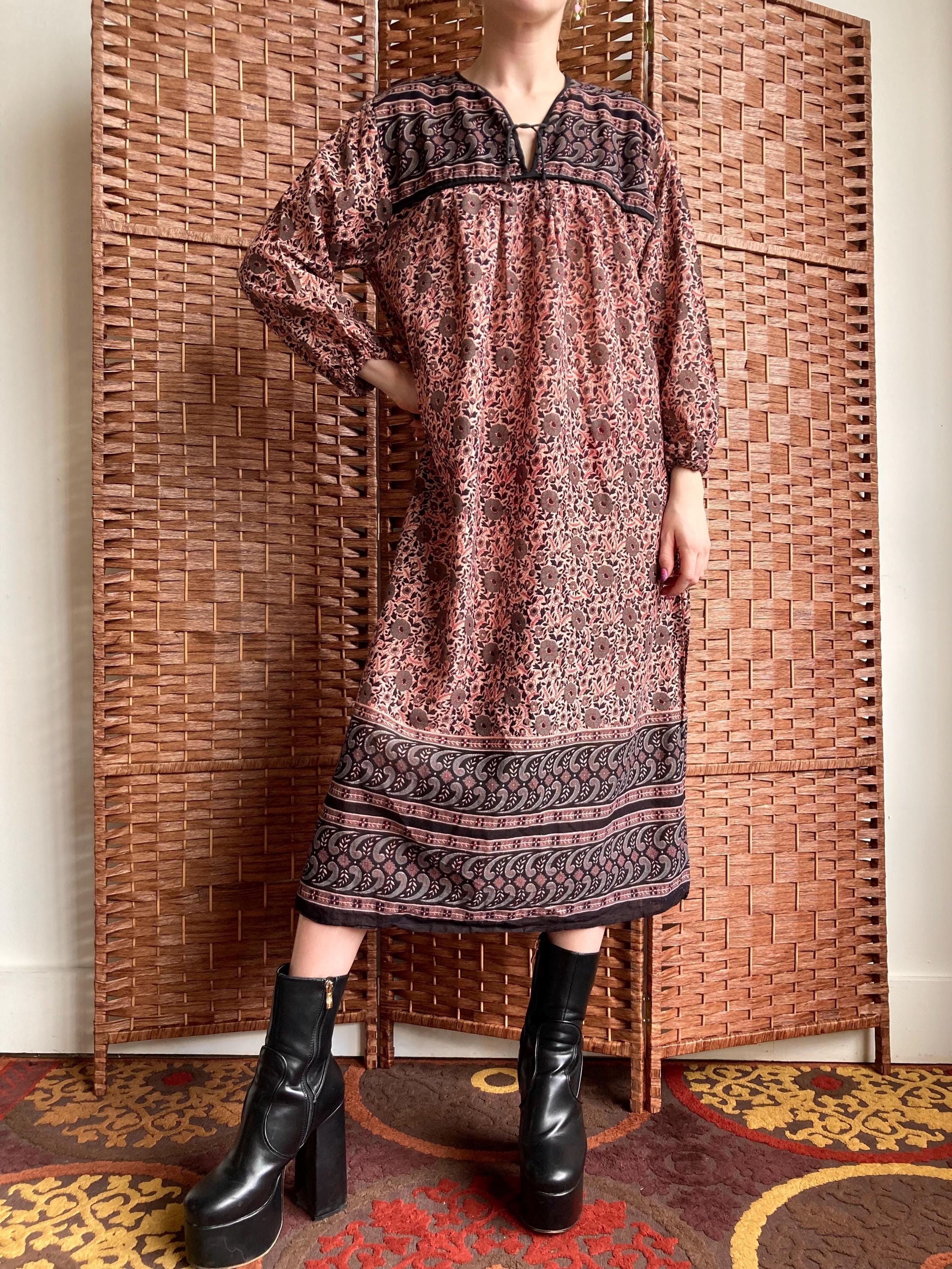 70s Indian Cotton - Etsy 70s Indian Cotton - Etsy