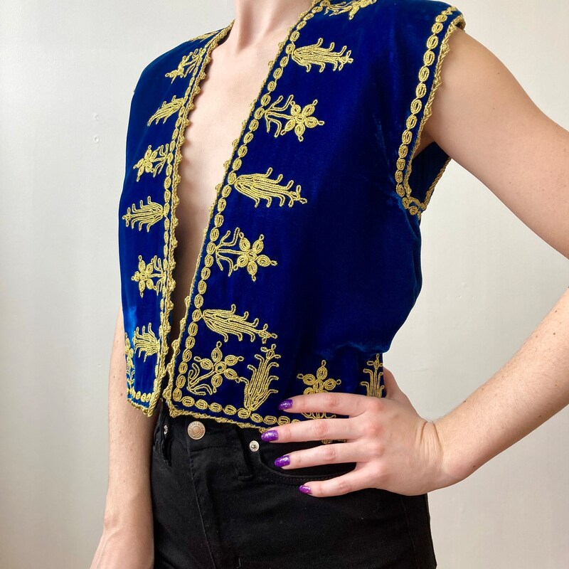 Gold Vest - Etsy