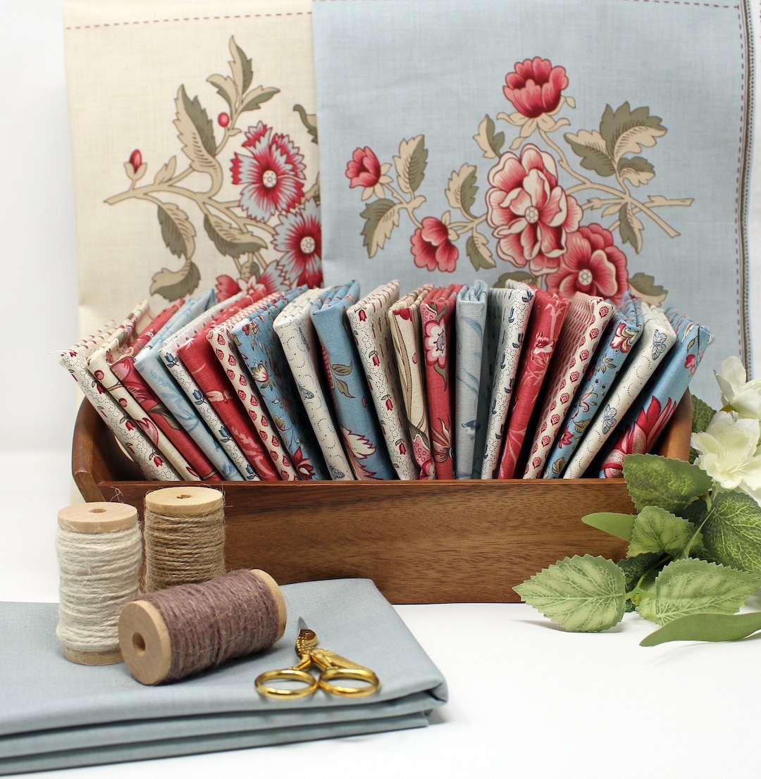 Fat Quarter Bundle - Antoinette by French General, Moda, Pre-cut ...
