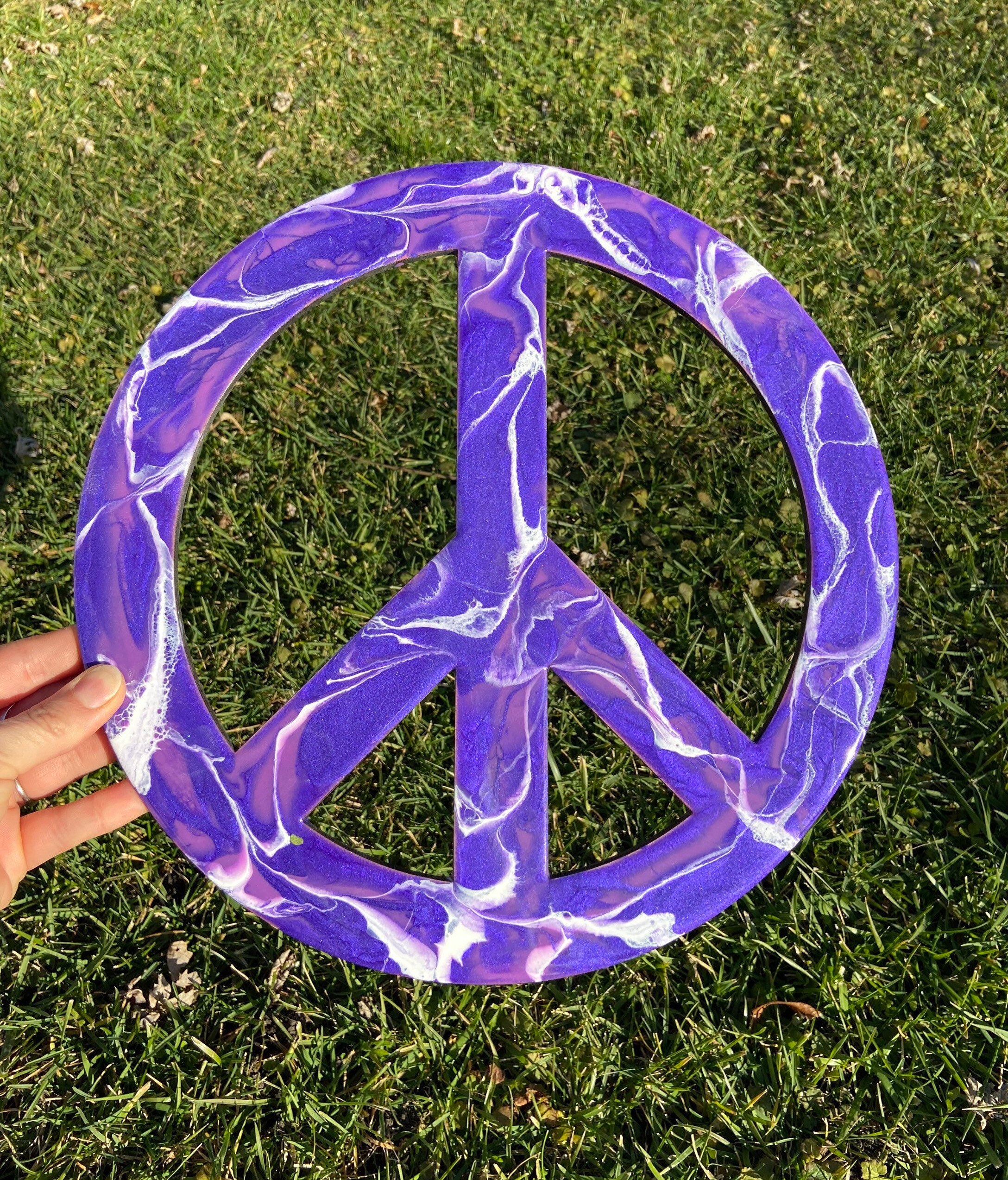 Purple Peace Sign Backgrounds
