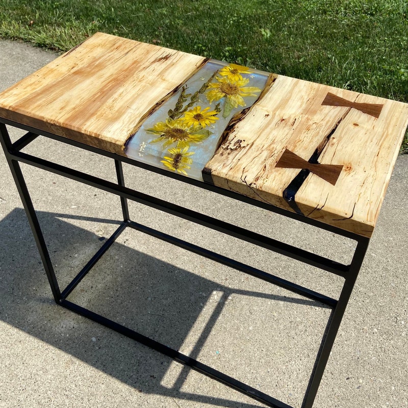 Sunflower End Table - Etsy
