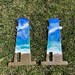 Lighthouse Ocean Waves Beach Inspired Blue Aqua White Epoxy Resin Art ...