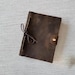 Genuine Cowhide Leather Hand Stitching Journal Vintage Brown Leather ...