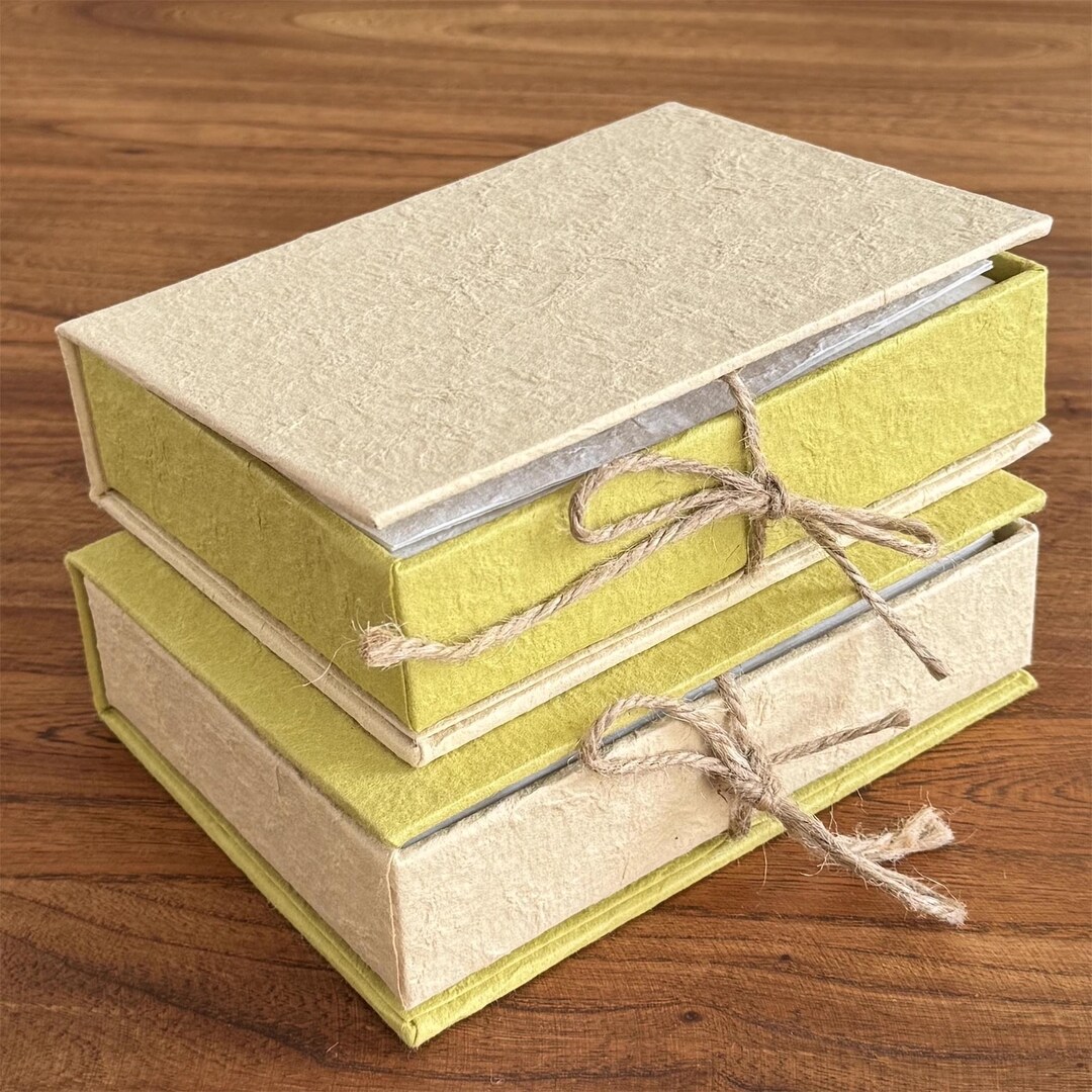 Handmade Rough Winkled Paper Box Handcrafted Box Creative Sketchbook ...
