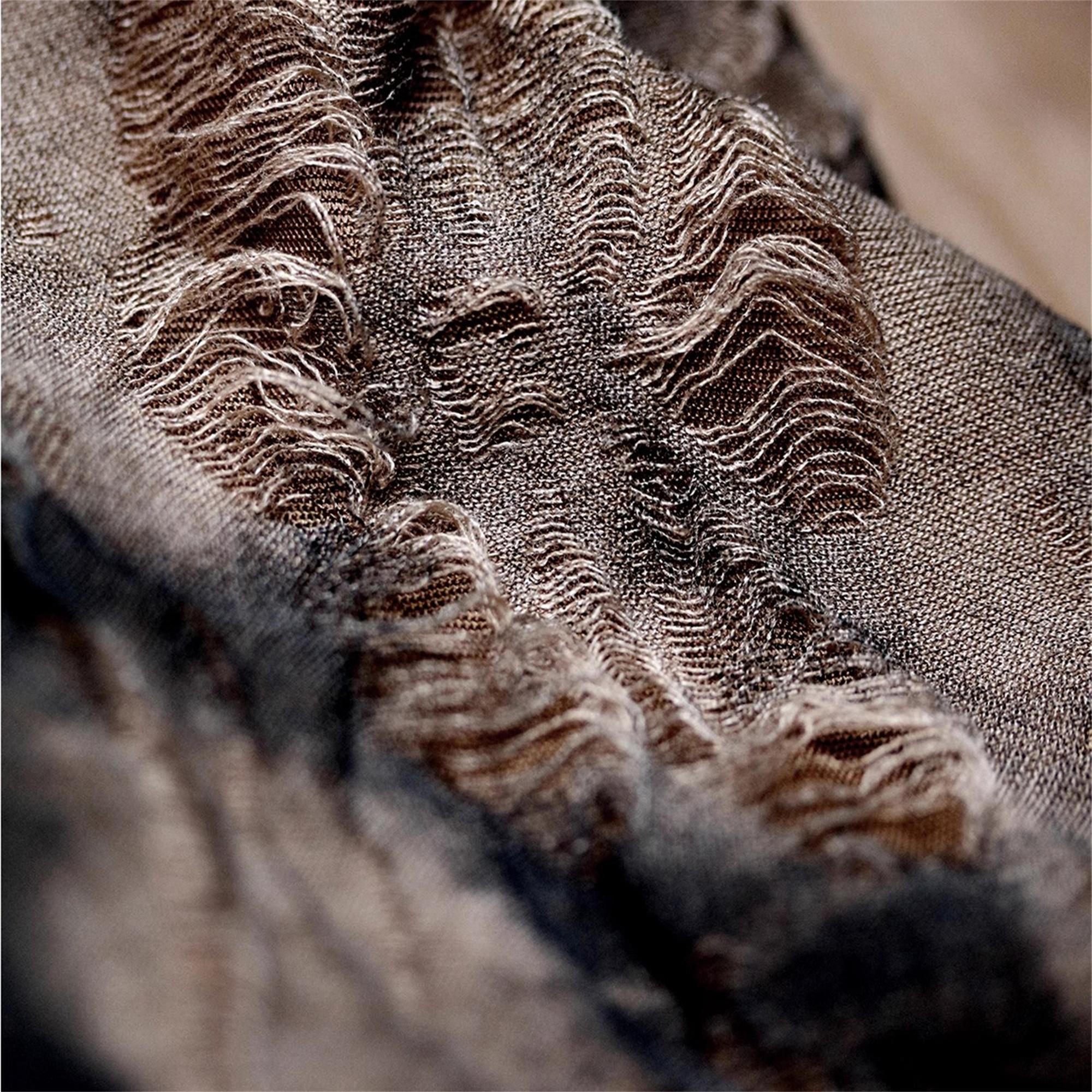 Vintage-inspired Distressed Bark Texture Burnout Polyester Fabric for ...
