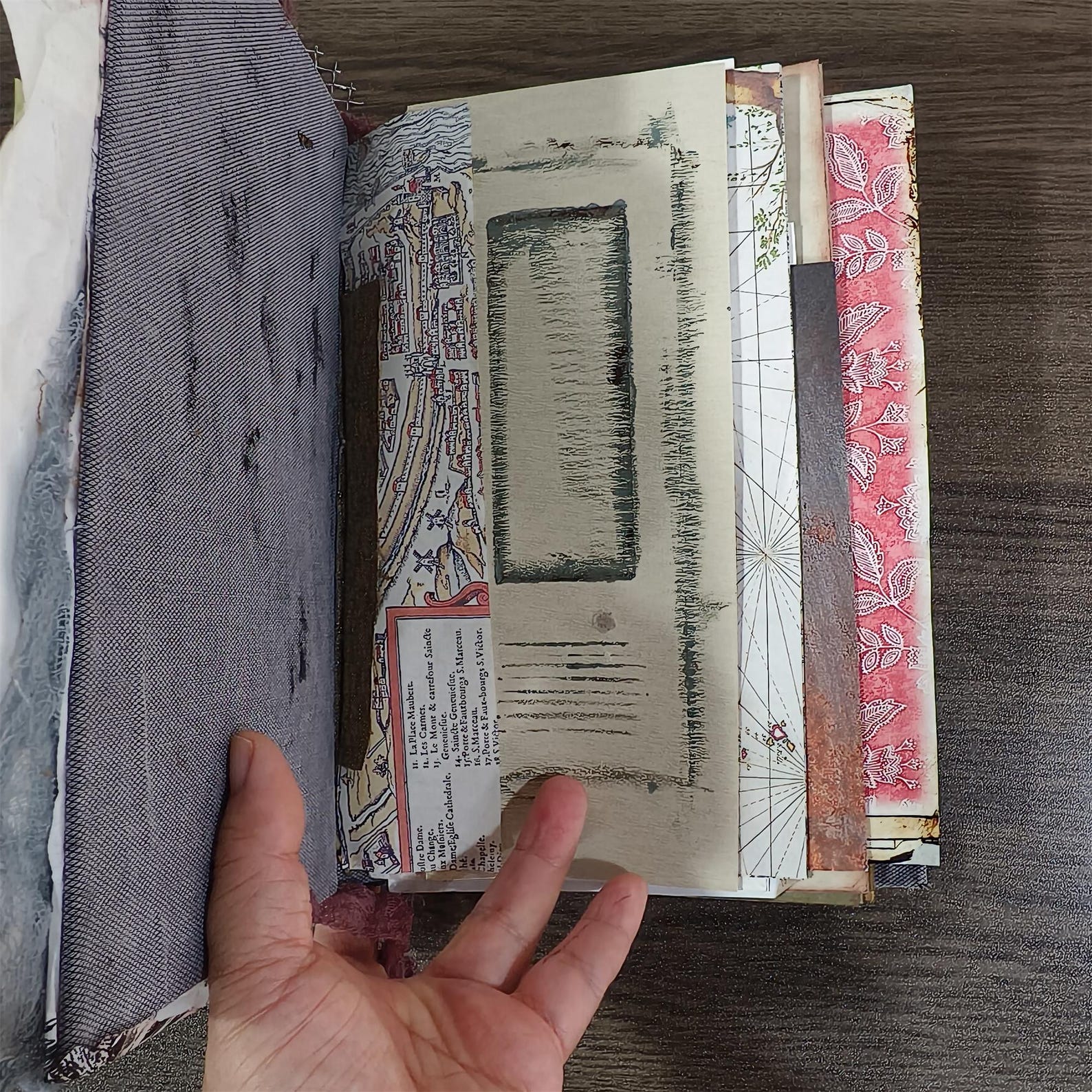 Unique Handmade Junk Journal Dairy Notebook,a Vintage-inspired ...