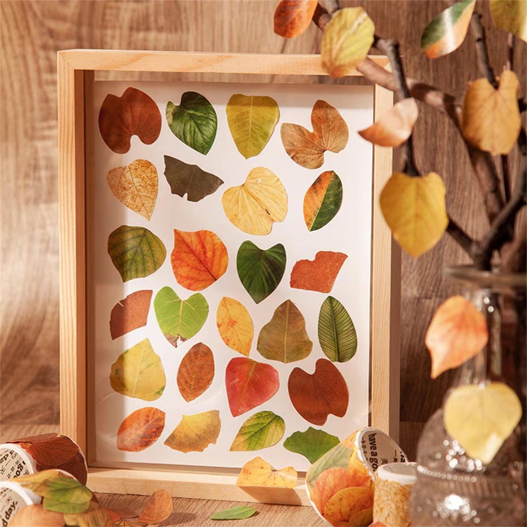 DDP | Die-cut Leaf Shaped Journal Tape Adhesive Tape for Junk Journal ...