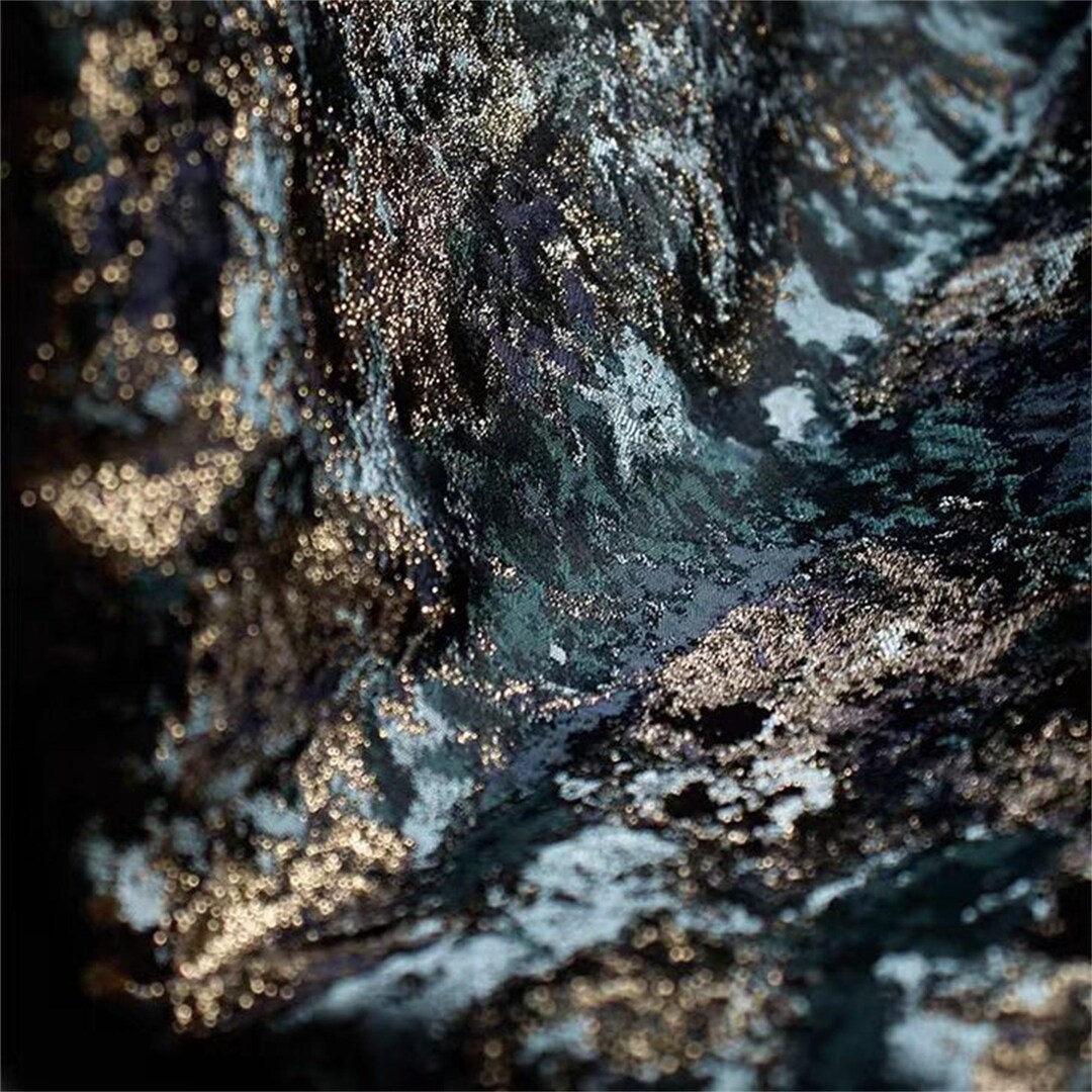 DDP | Vintage Double-sided Indigo Jacquard Textured Fabric,suitable for ...