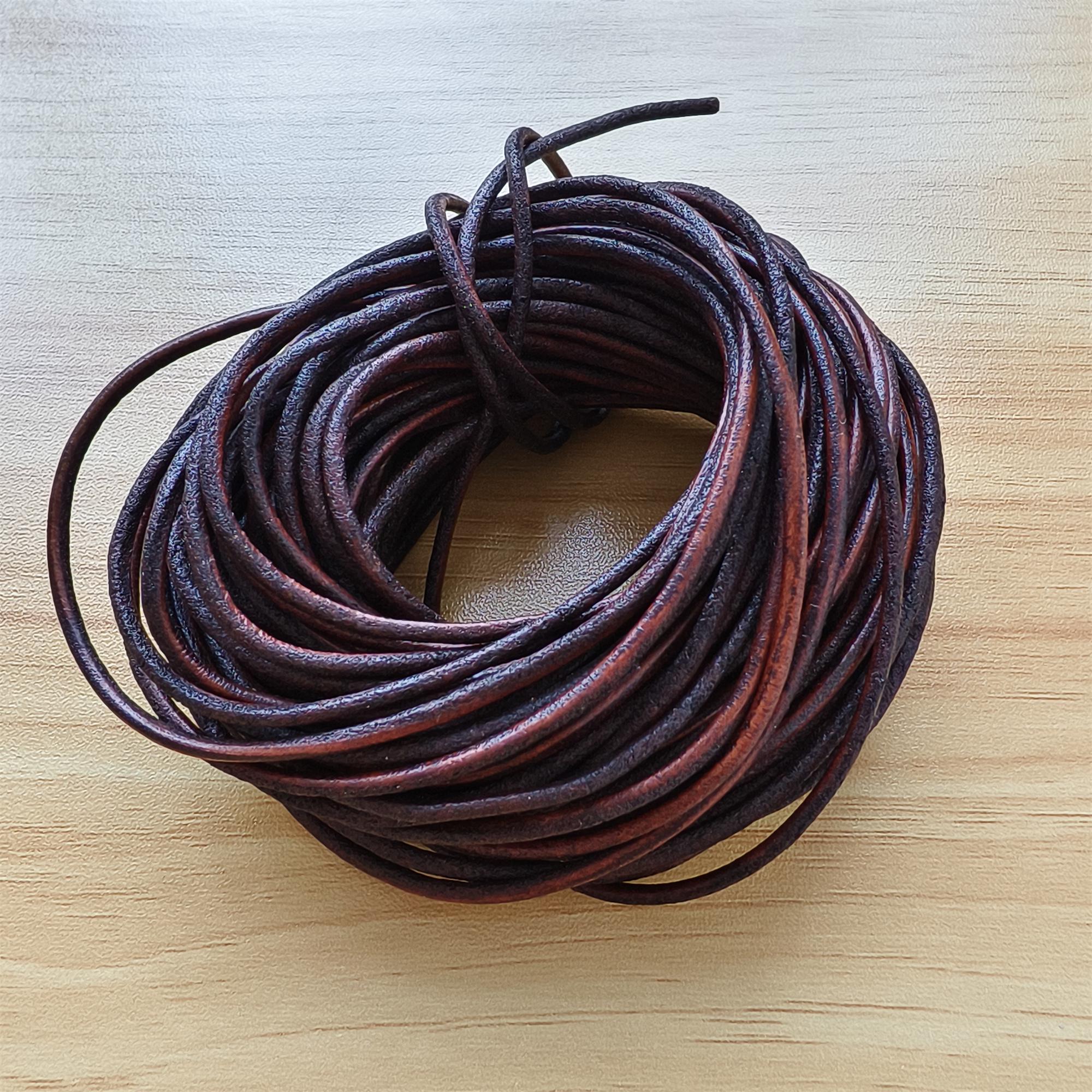 DDP | Multi Colors Eco-friendly Real Cowhide Leather String Cord for ...