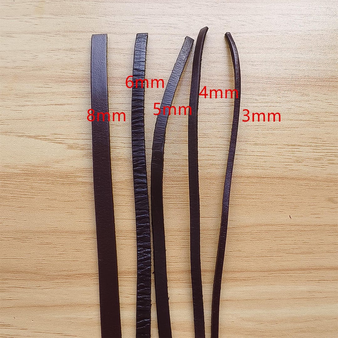 Multi Colors Eco-friendly Real Cowhide Leather String Cord for Bag ...