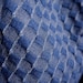 Washed Denim Fabric With Large Blue Check Jacquard Weave,suitable for ...