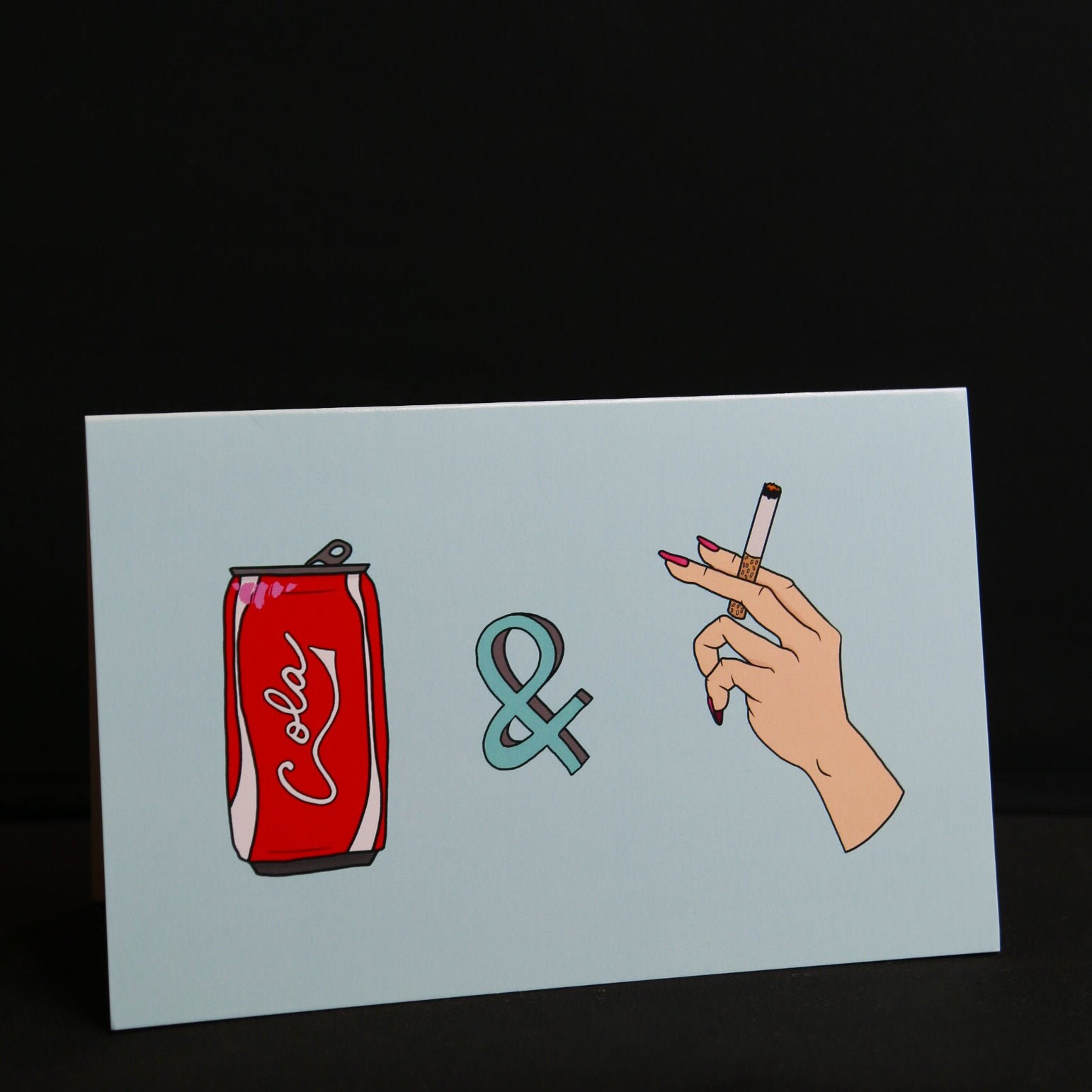 Coke & a Smoke Card | Etsy