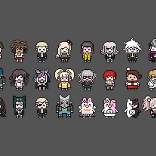 Ultimate Despair 8-bit Perler Sprites - Etsy Canada