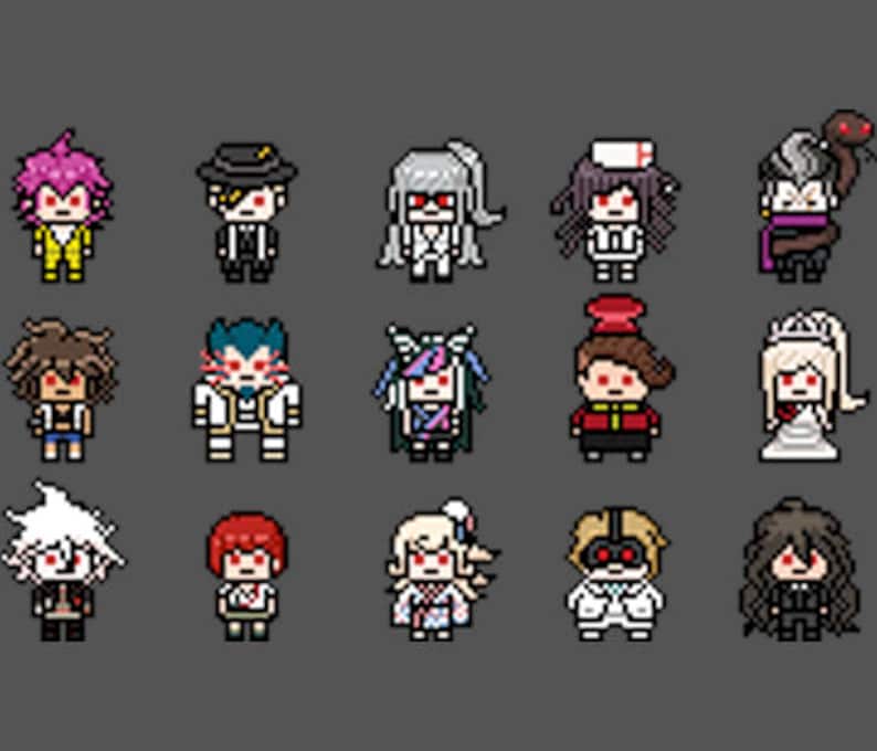 Ultimate Despair 8-bit Perler Sprites - Etsy