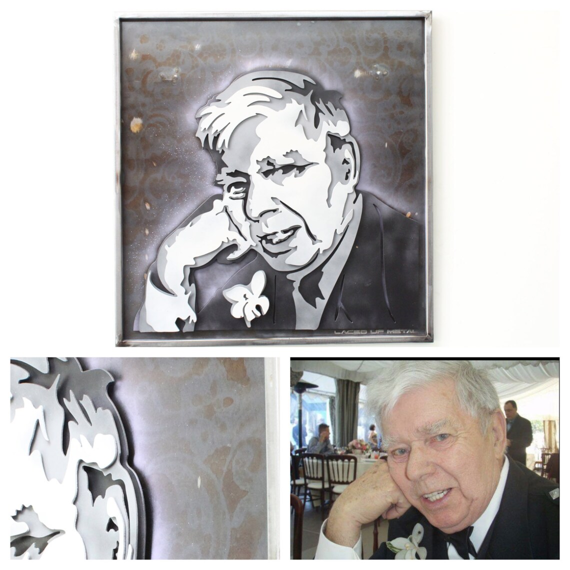 Custom Metal Portrait 3D Art - Etsy