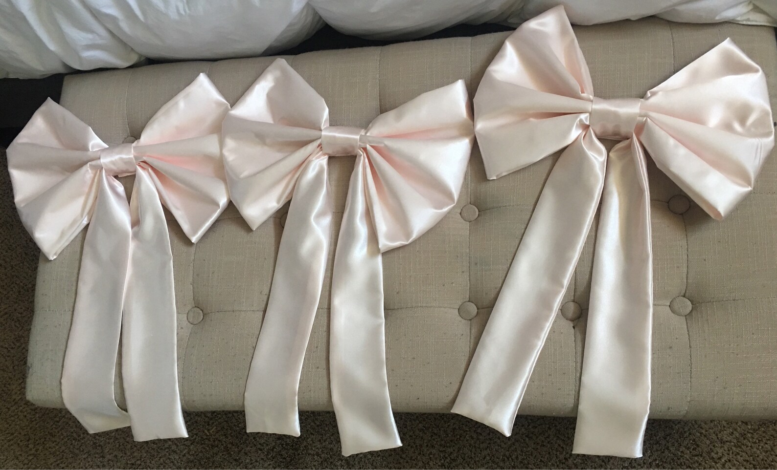 CRIB BOWS 3pc - Customizable - Etsy