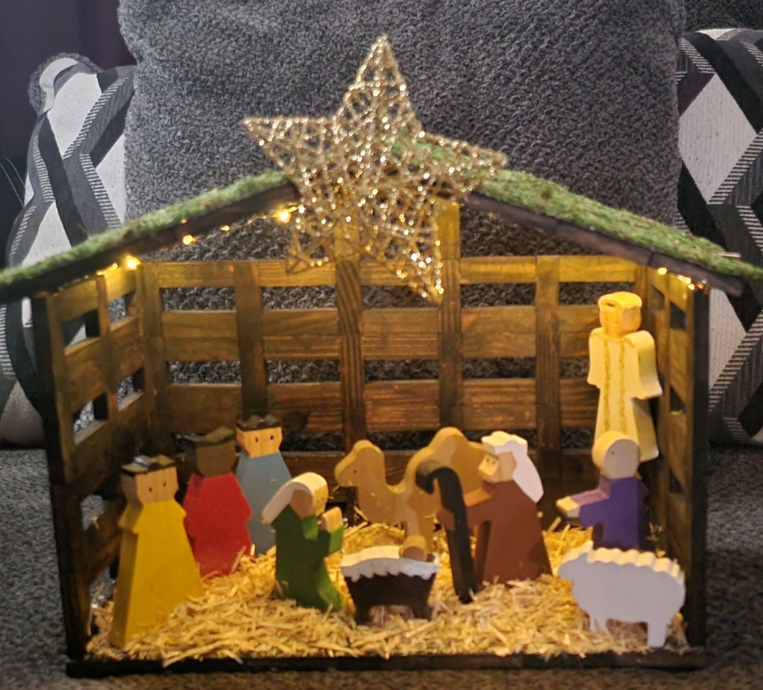 Manger Nativity Scene - Etsy