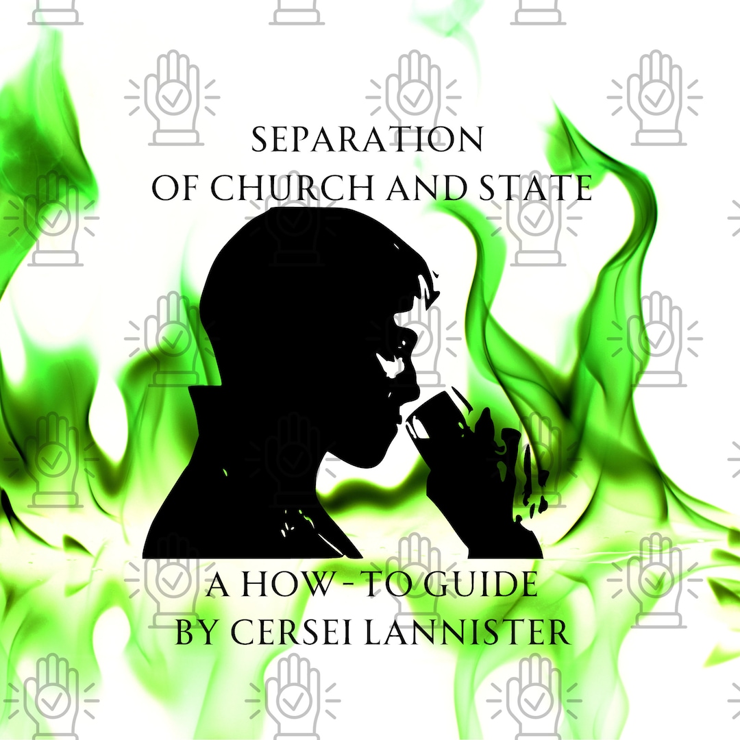 Separation of Church and State side SVG - Etsy