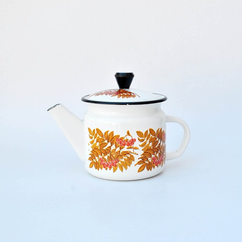 Retro Teapot - Etsy