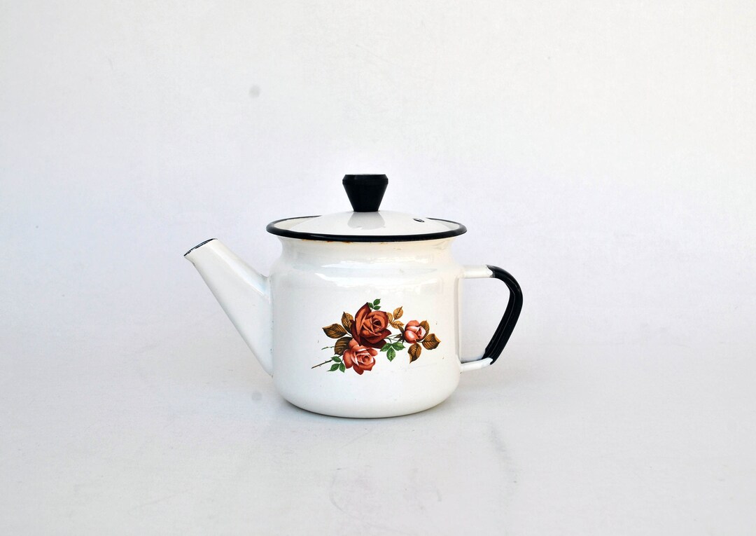 Soviet Vintage Tea Pot Soviet Kettle Seventies Teapot Metallic Antique ...