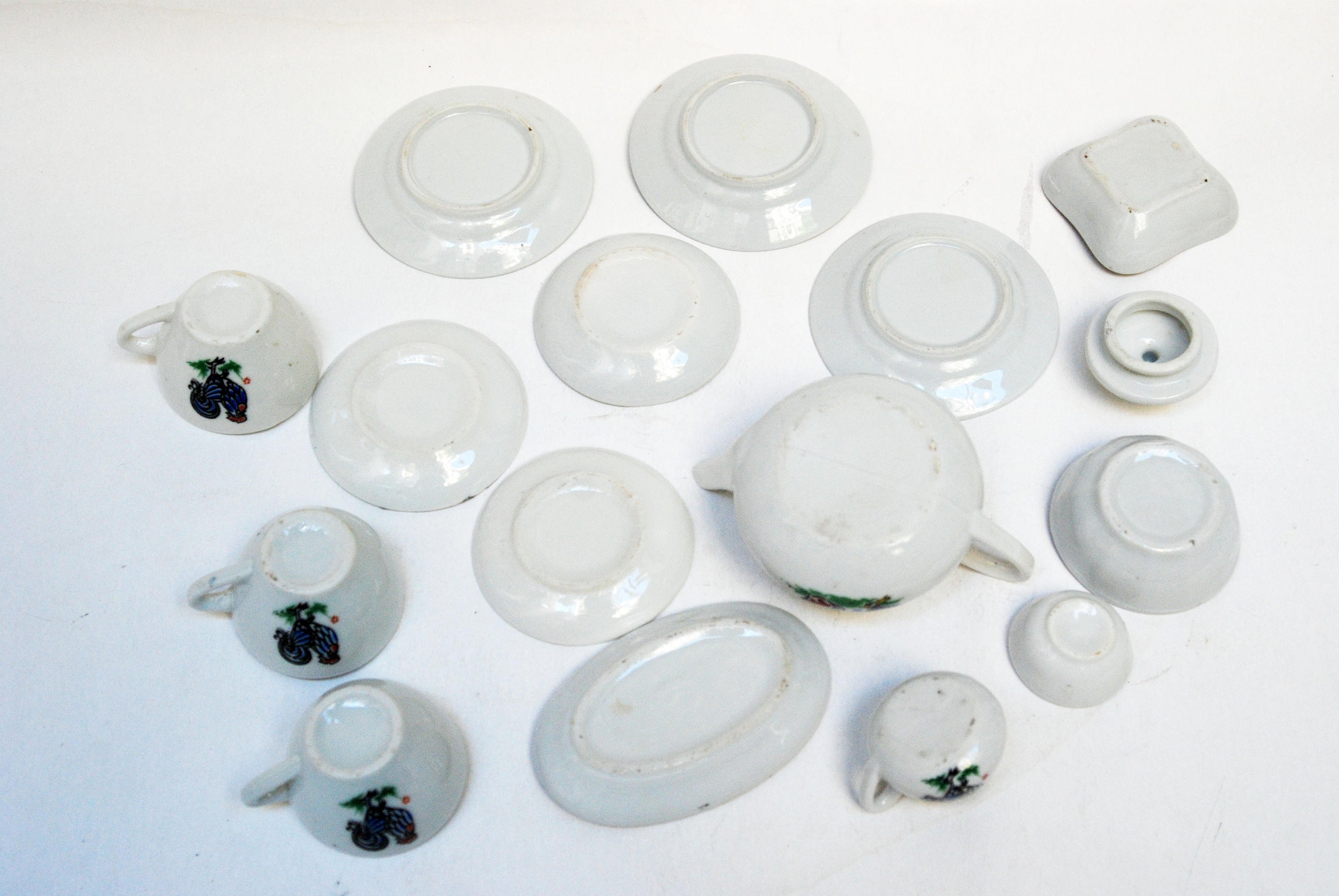 Miniature Tea Set Teapots Kitchen Miniature Doll House Mini Small ...