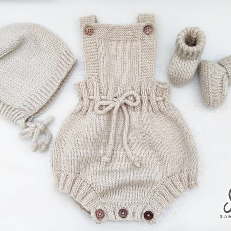 Knit Baby Romper - Etsy