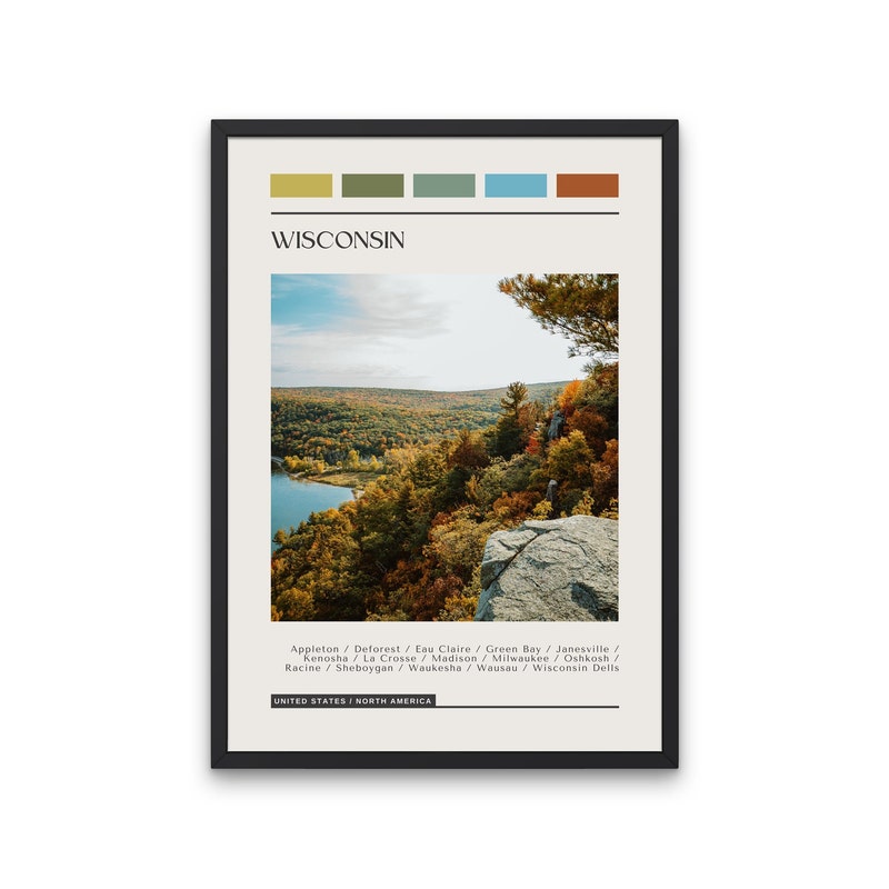 Wisconsin Art - Etsy