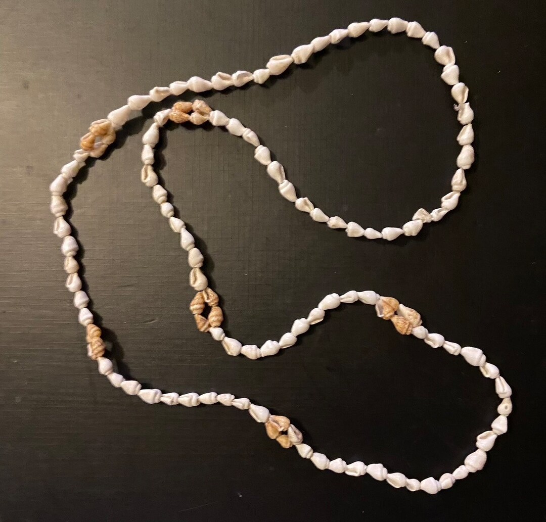 Vintage Seashell Cluster Necklace Mini Shells Long 38.5 - Etsy