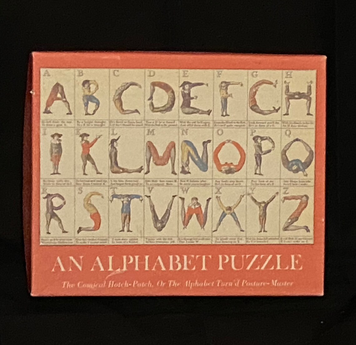 Vintage An Alphabet Puzzle The Comical Hotch Potch Or The Etsy