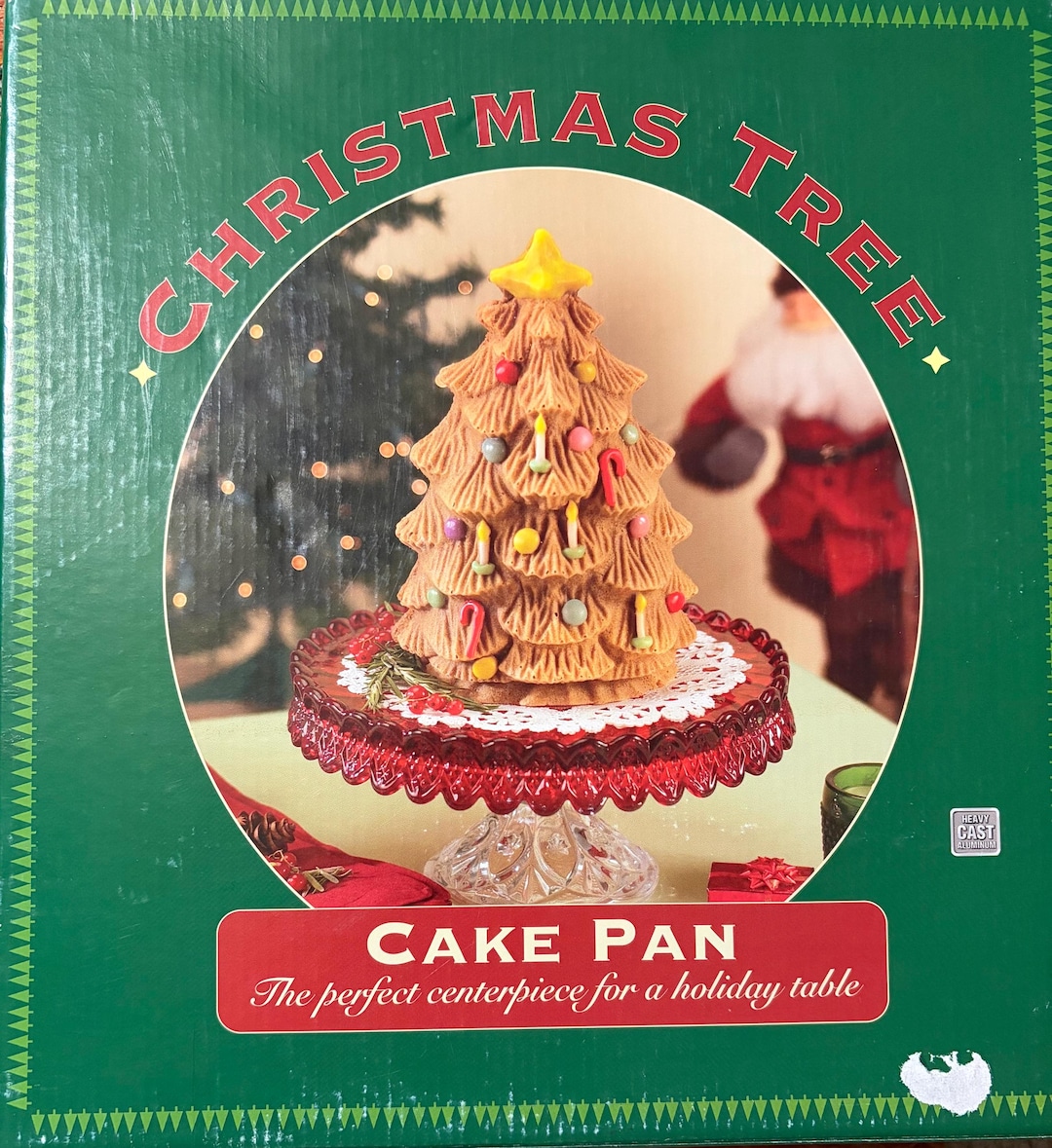 Vintage Nordic Ware Cast Aluminum 3D Christmas Tree Baking Pan, 10 ...